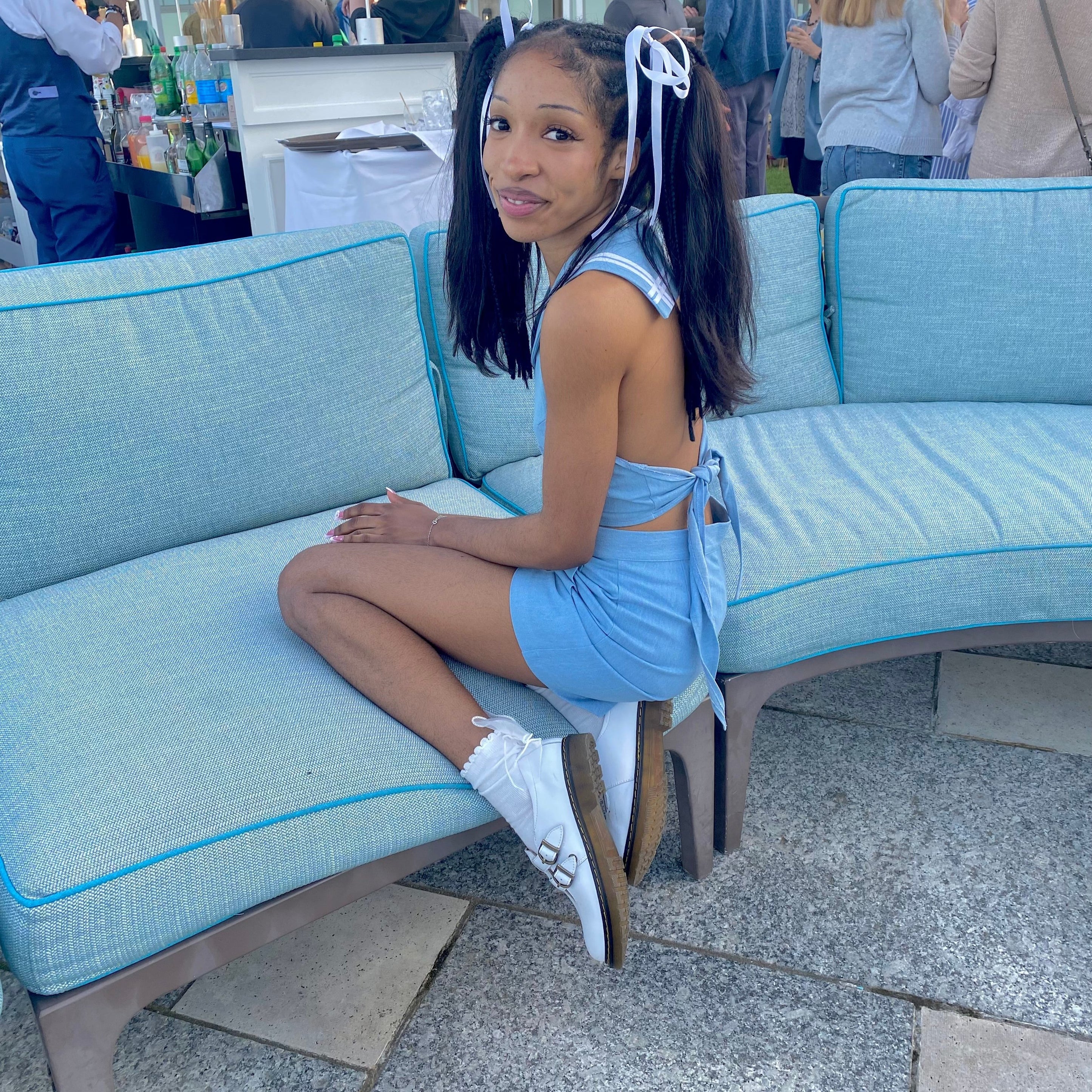 The Sailor Romper Blue – Little Fae Supremacy